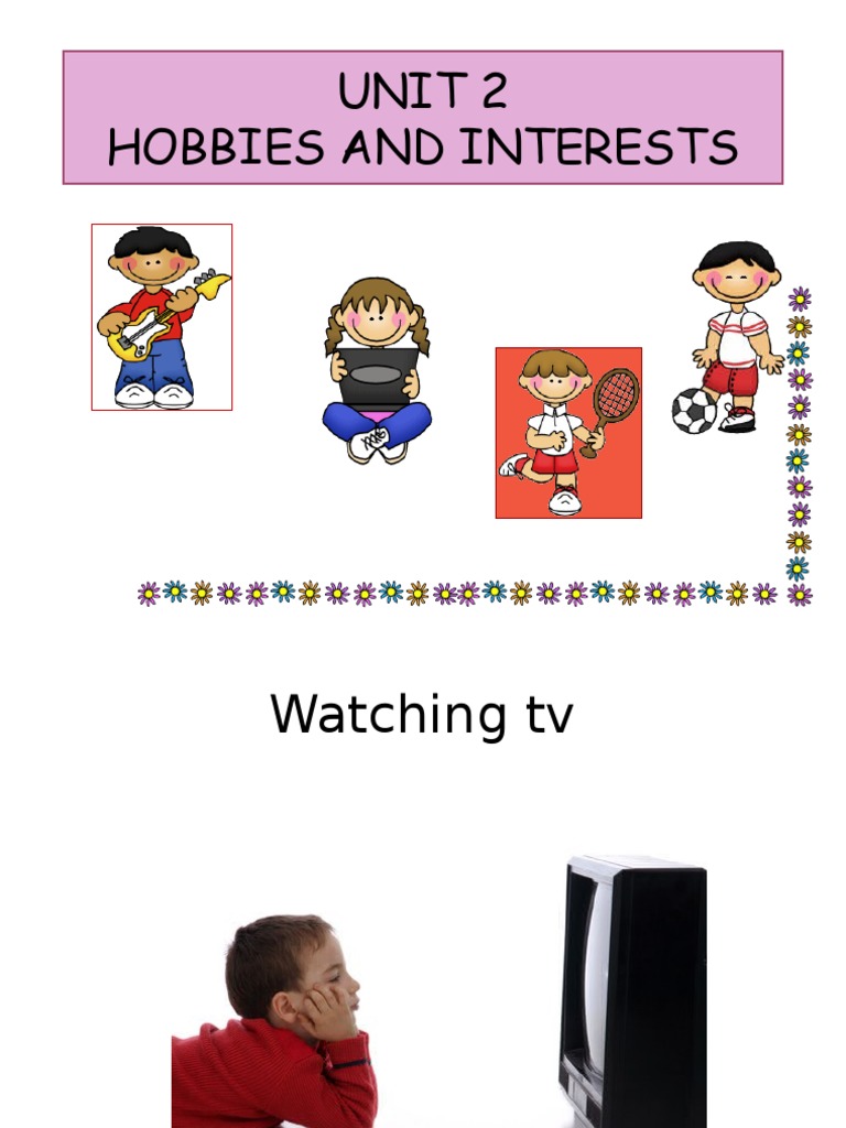 Hobbies and Interests Activities Guide | PDF | Sports & Recreation