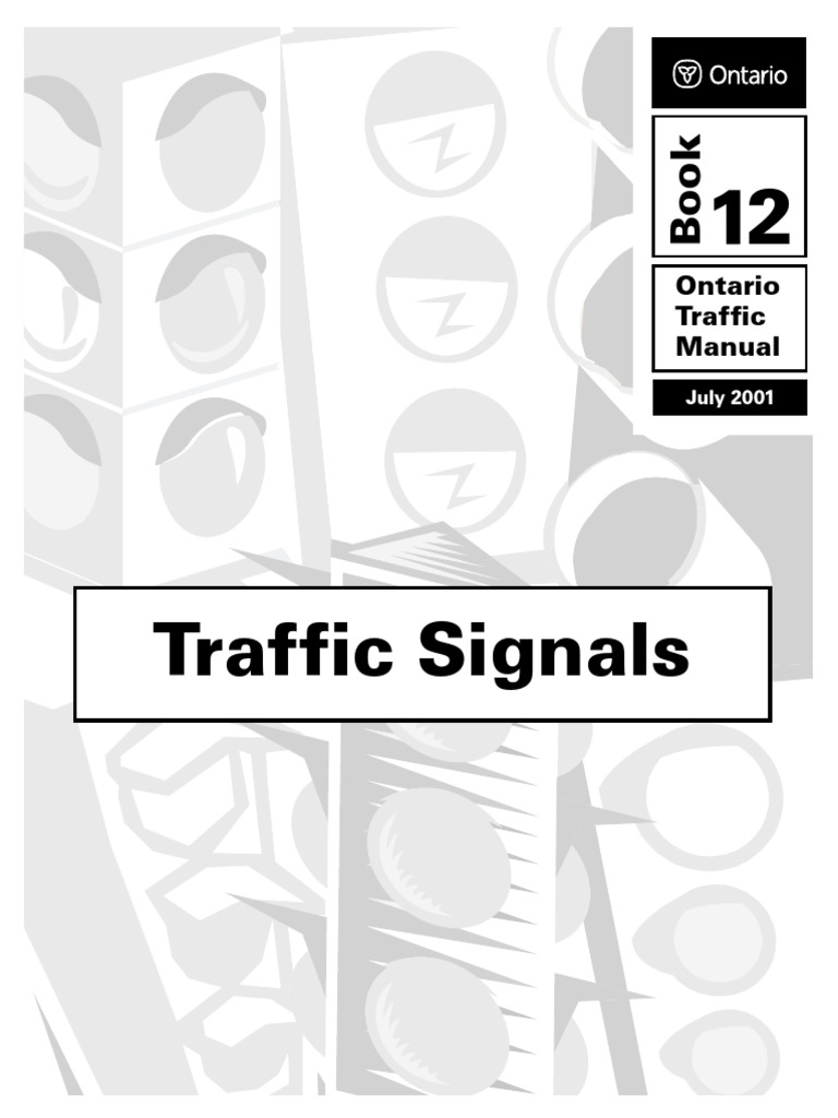 Traffic Signals Manual Ch 12 | PDF | Pedestrian Crossing | Traffic