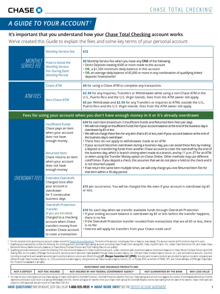 Chase Sample Guide | PDF | Overdraft | Cheque