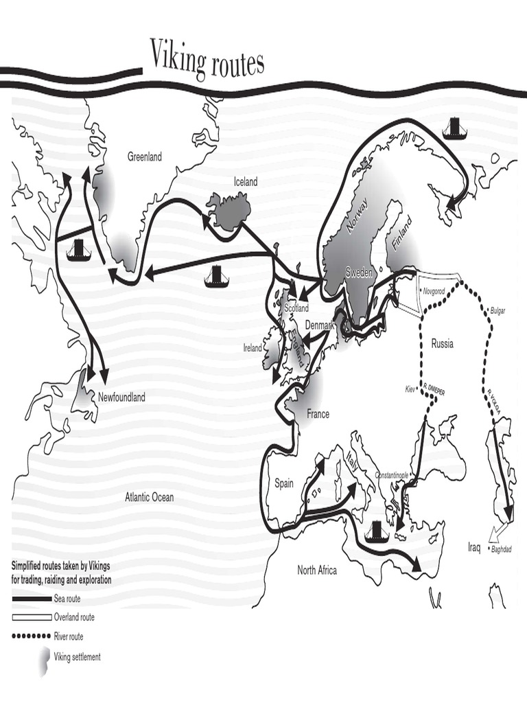 Viking Travel Routes | PDF