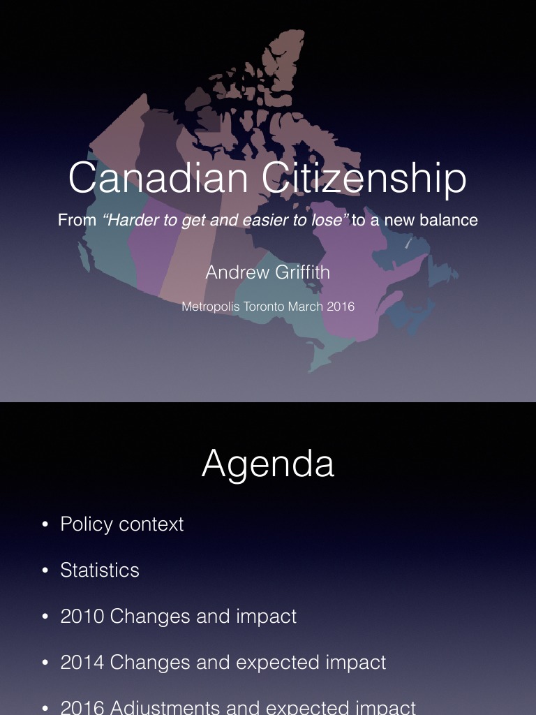 Canadian Citizenship Policy Changes Overview | PDF | Permanent ...