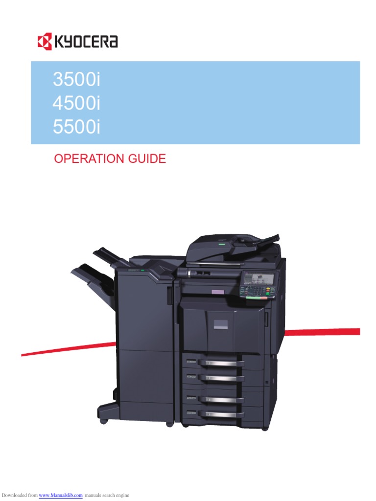 Taskalfa 3500i | PDF | Fax | Image Scanner