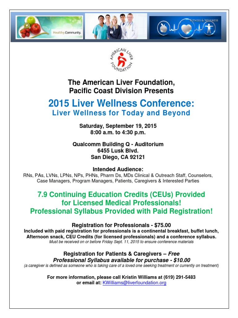 Liver Conference Flyer 2015 | PDF | Hepatitis | Hepatitis C