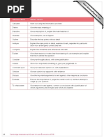 BTEC Command Words | PDF | Reason | Argument