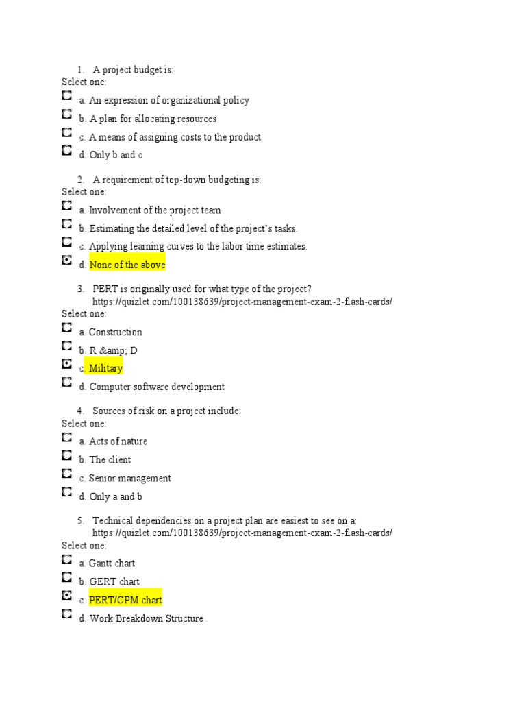 PM-quiz 2 PDF | PDF | Leadership | Accountability