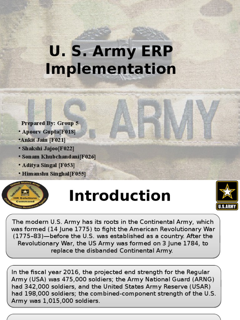 Group5 Enterprise Systems US Army | PDF | United States Army ...