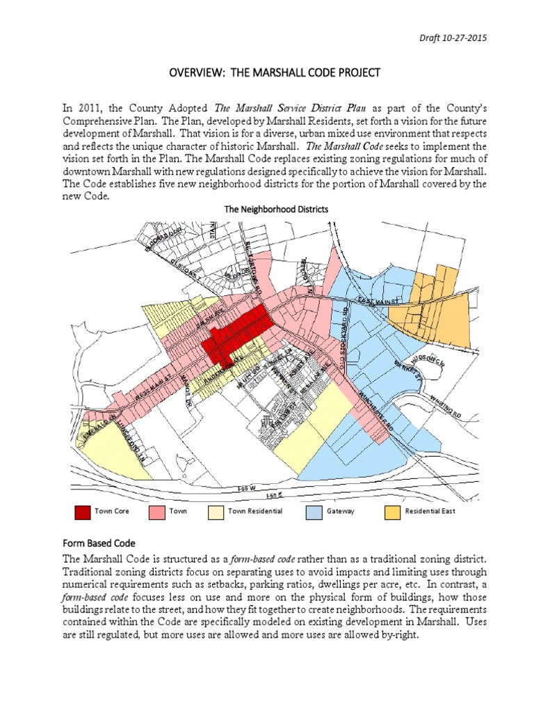 Overview: The Marshall Code Project | PDF | Settlement Geography | Land ...