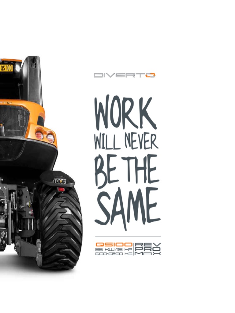 Diverto Brochure English | PDF | Tractor | Loader (Equipment)
