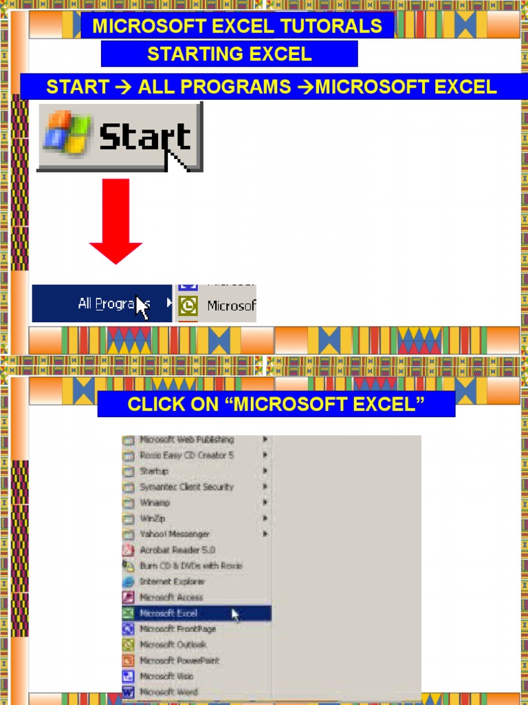 Microsoft Excel Tutorials | PDF | Microsoft Excel | Computing