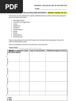 Graphic Design Research Worksheet | PDF