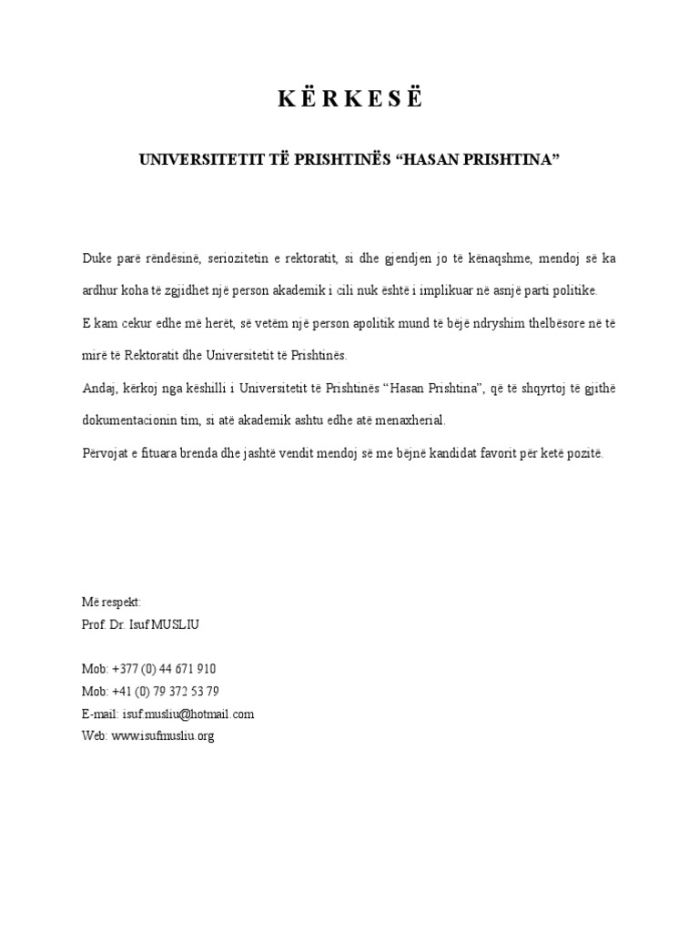 KËRKESË | PDF
