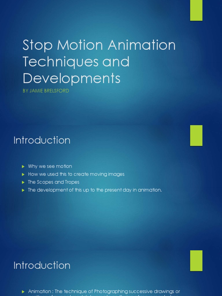 Stop Motion Animation Techniques Explained | PDF | Animation