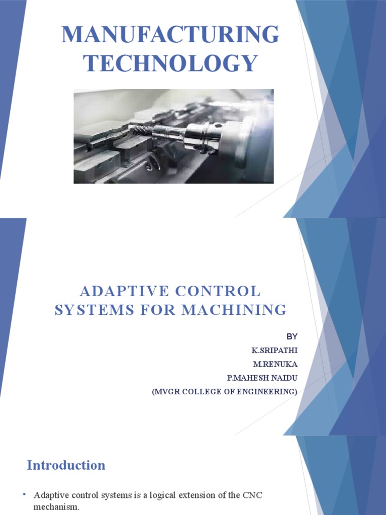 Adaptive Control Systems | PDF | Control System | Numerical Control