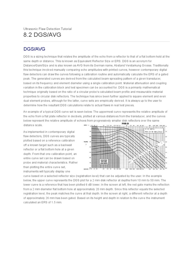 An In-Depth Explanation of DGS/AVG Techniques for Ultrasonic Flaw ...