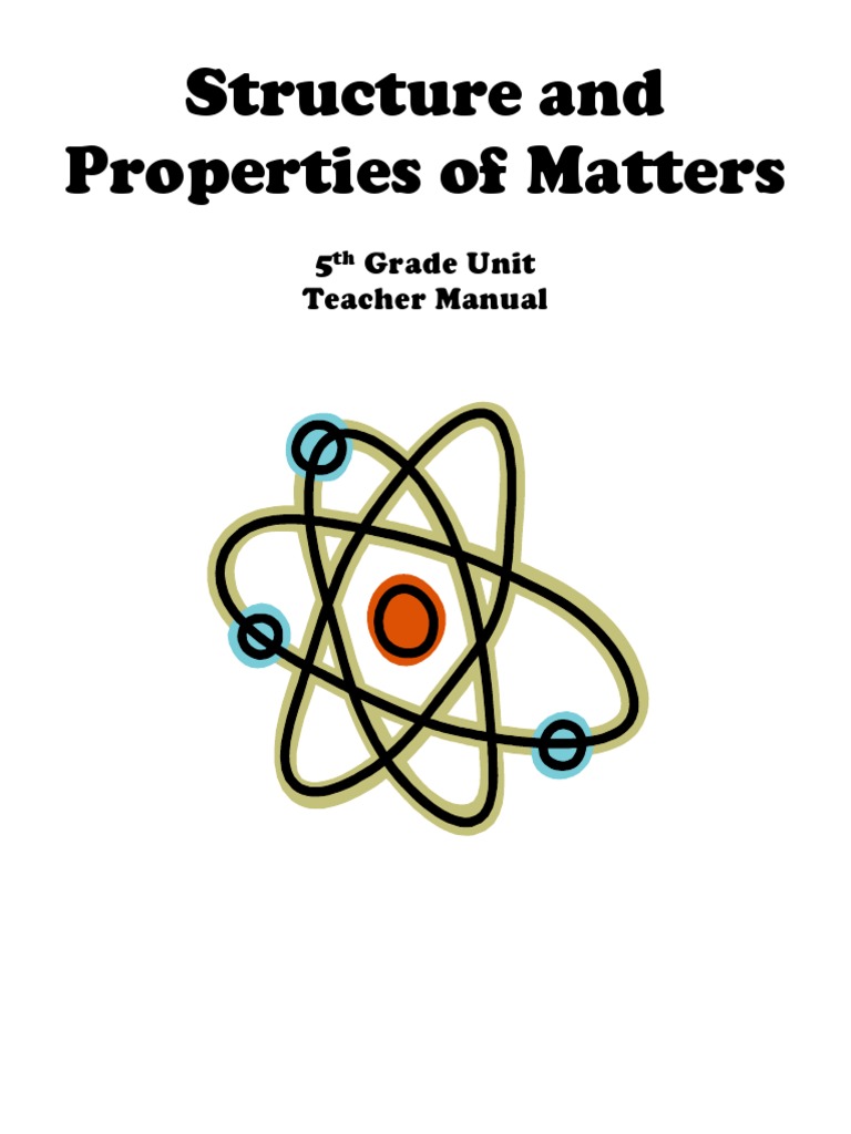 5th Grade Matter Structure & Properties Guide | PDF | Matter | Gases
