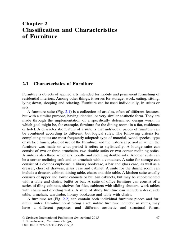 Classification Furniture | PDF | Chair | Furniture