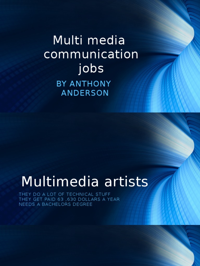 Multimedia Communication Careers | PDF | Business | Games & Activities