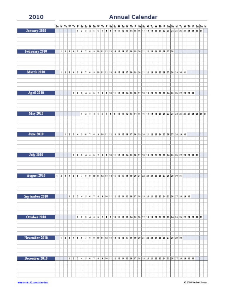 Annual Calendar | PDF | Travel | Teaching Methods & Materials
