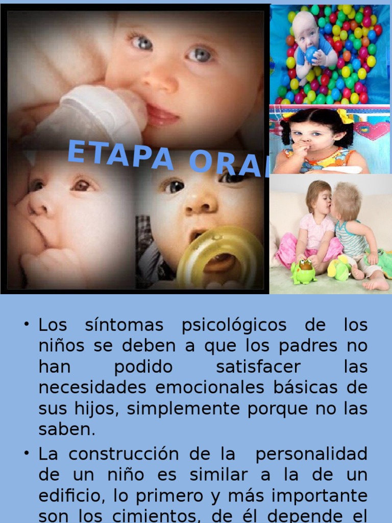 Etapa Oral | Conceptos psicologicos | Sicología y ciencia cognitiva
