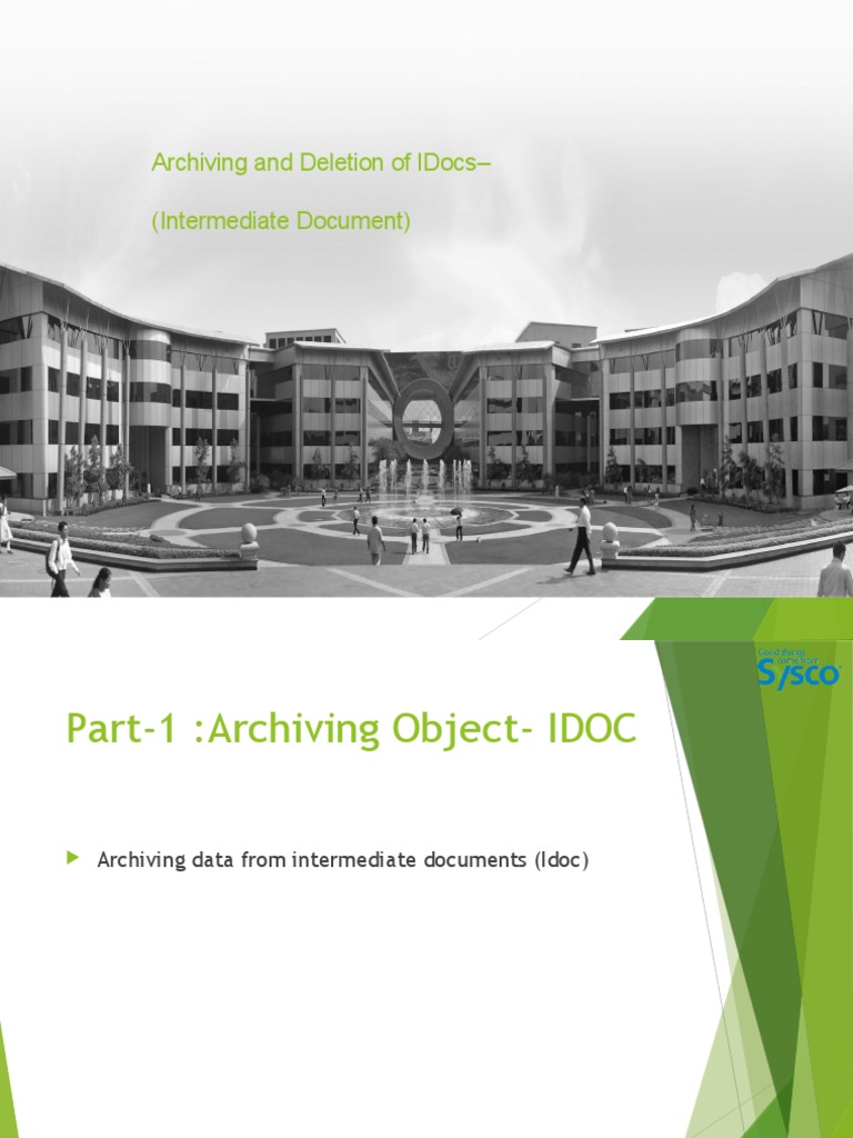 Idocs Archive and Puring | PDF | Object (Computer Science) | Database Transaction