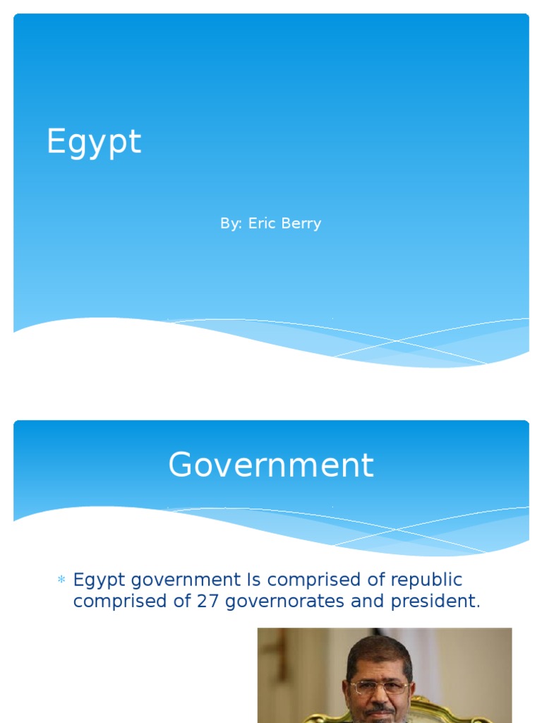 Overview of Egypt: Government, Culture, and Landmarks | PDF