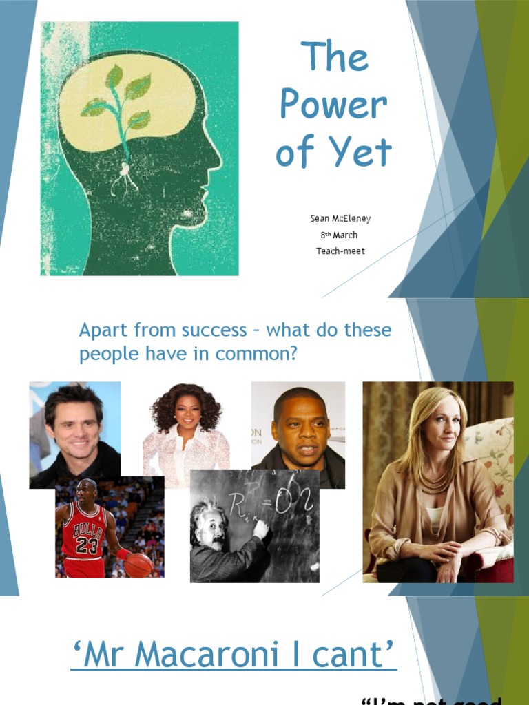 The Power of Yet | PDF