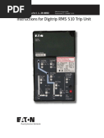 Digitrip RMS 310 Trip Unit Manual | PDF | Resistor | Equipment
