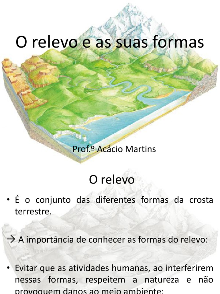 Relevo e As Suas Formas 24slides | PDF | Terreno | Montanhas