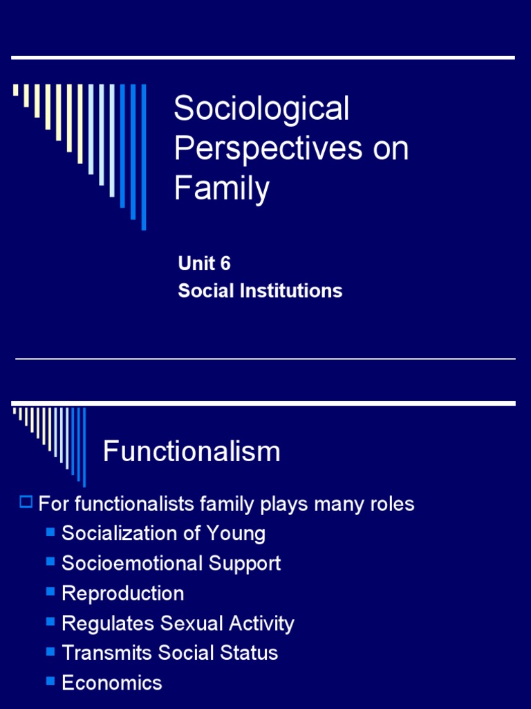 Sociological Views on Family Dynamics | PDF | Social Science | Self ...
