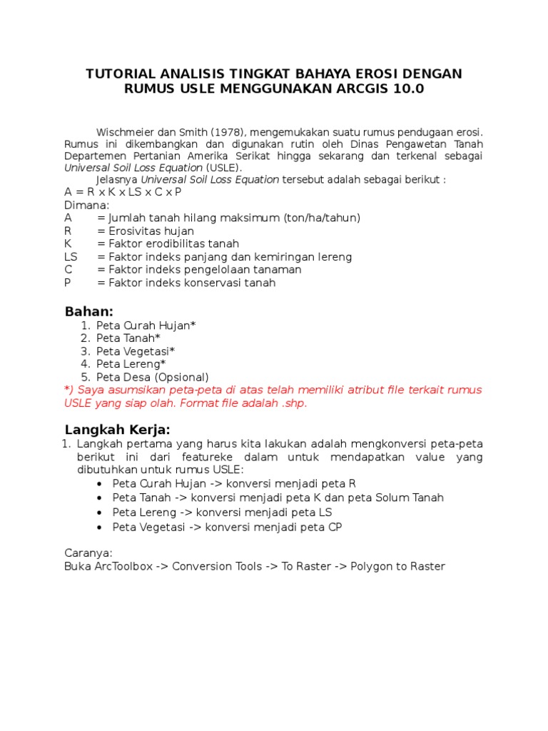 Tutorial Overlay Tbe Arcgis 10 | PDF