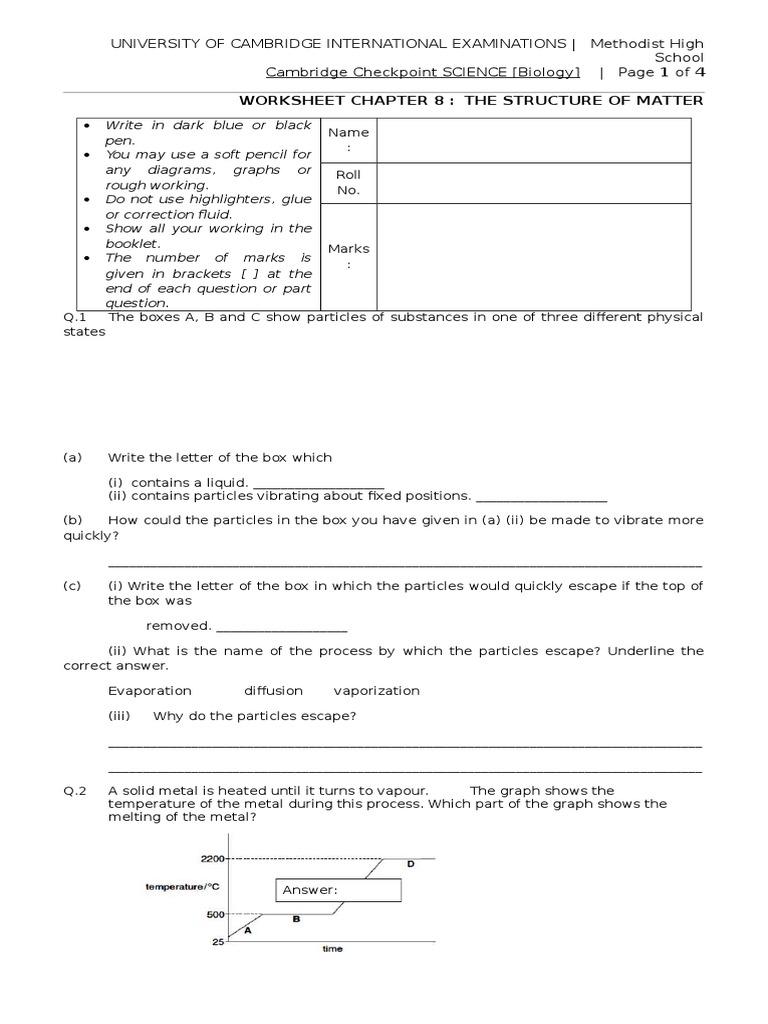 8 States of Matter | Download Free PDF | Gases | Liquids