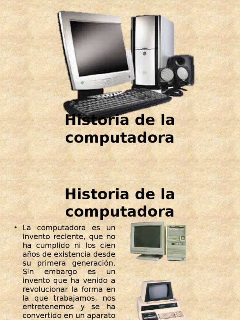 historia de la computadora
