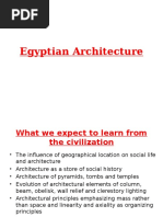 Egyptian Architecture | PDF | Egyptian Pyramids | Ancient Egypt