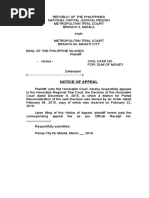 Appellant Brief Sample | PDF | Brief (Law) | Appeal