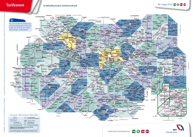 Tarifzonenplan MDV | PDF
