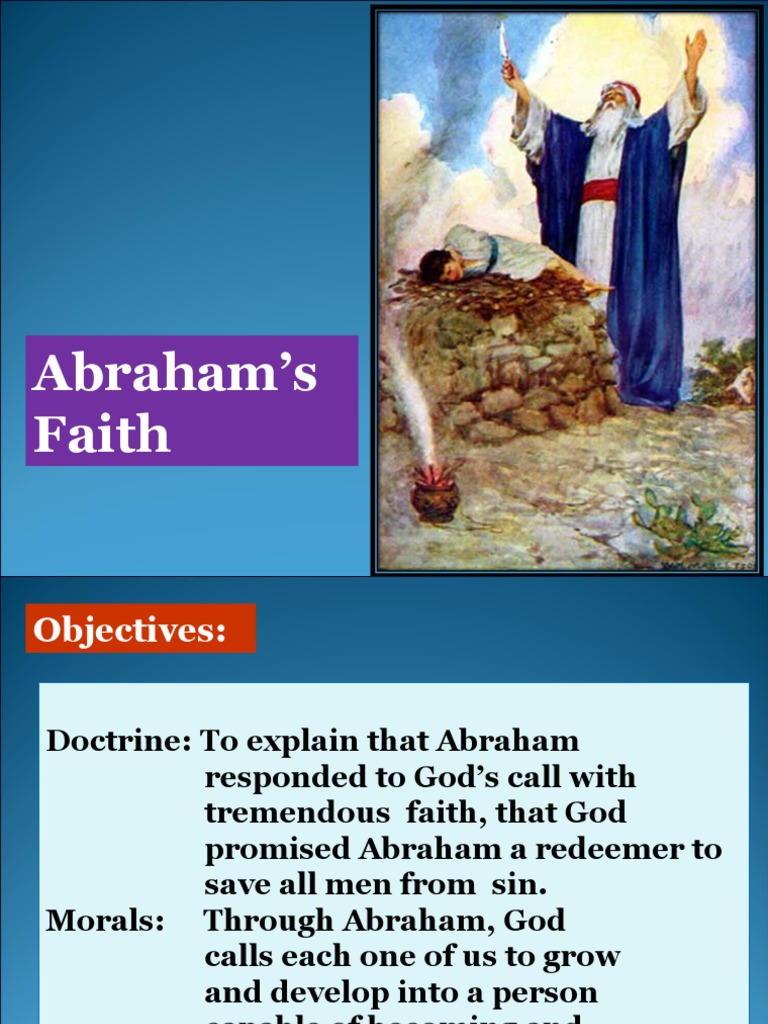 Abraham - S Faith | PDF | Abraham | Book Of Genesis