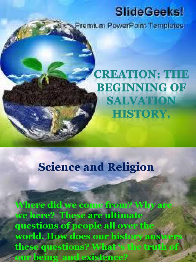 Creation The Beginning of Salvation History | PDF | Genesis Creation ...
