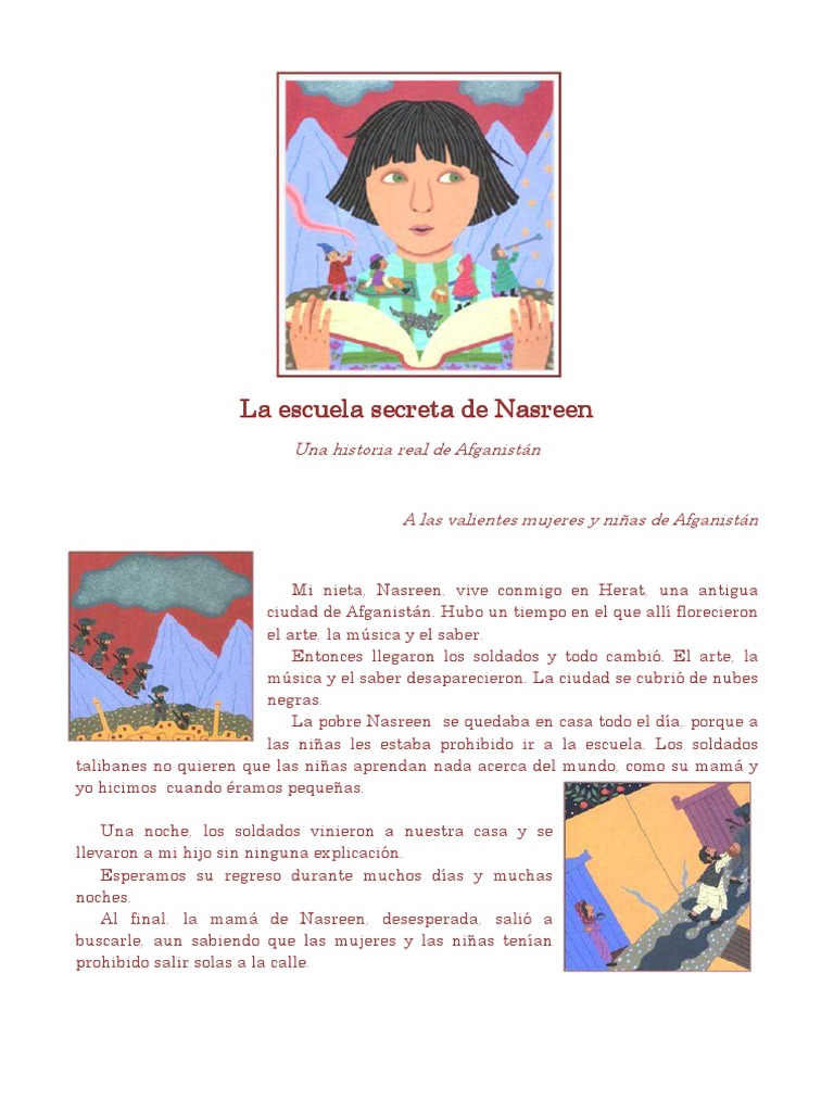 La Escuela Secreta de Nasreen PDF | PDF | Talibanes | Afganistán