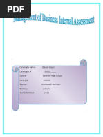 POB Sample SBA | PDF | Interview | Motivation