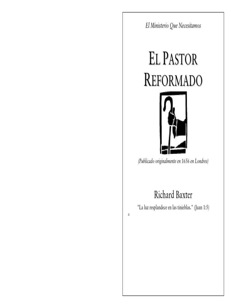 El Pastor Reformado | PDF | Cristo (título) | Pecado