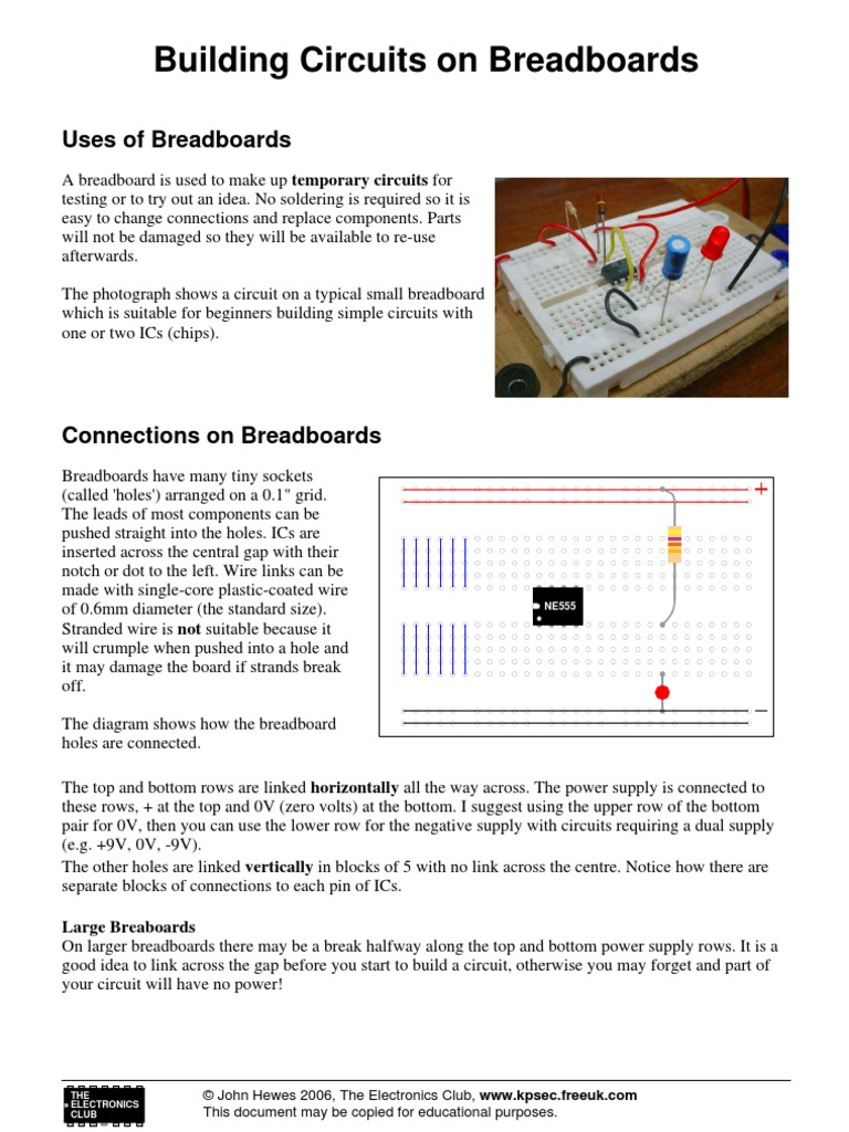 Breadboards | PDF | Electronics | Electrical Engineering