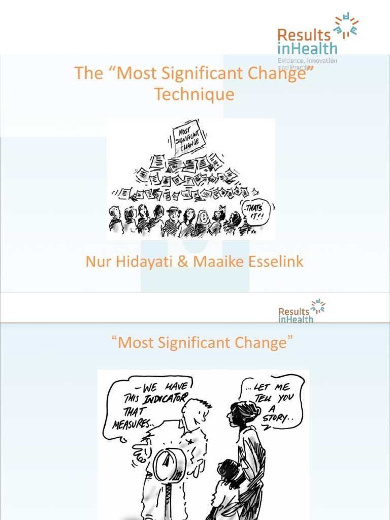 Most Significant Change (MSC) Handouts | PDF | Qualitative Research ...
