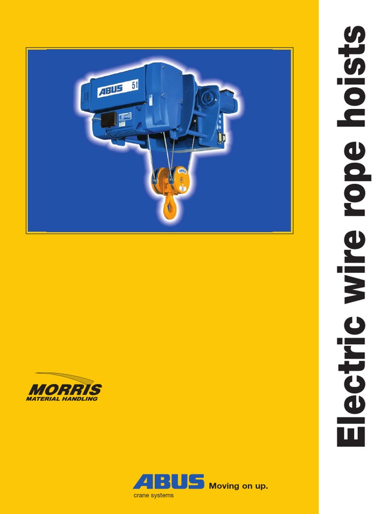 Abus | PDF | Crane (Machine) | Electrical Connector