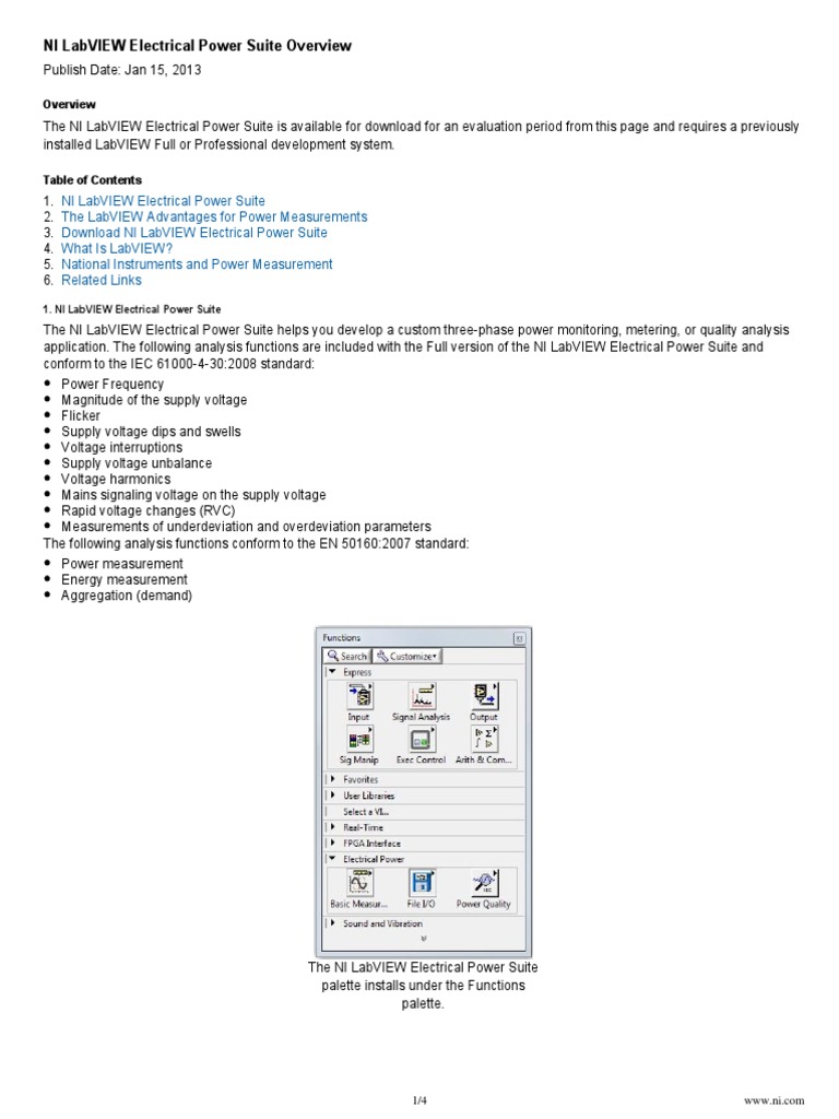 Ni Tutorial 8652 En Pdf Input Output Computer Hardware