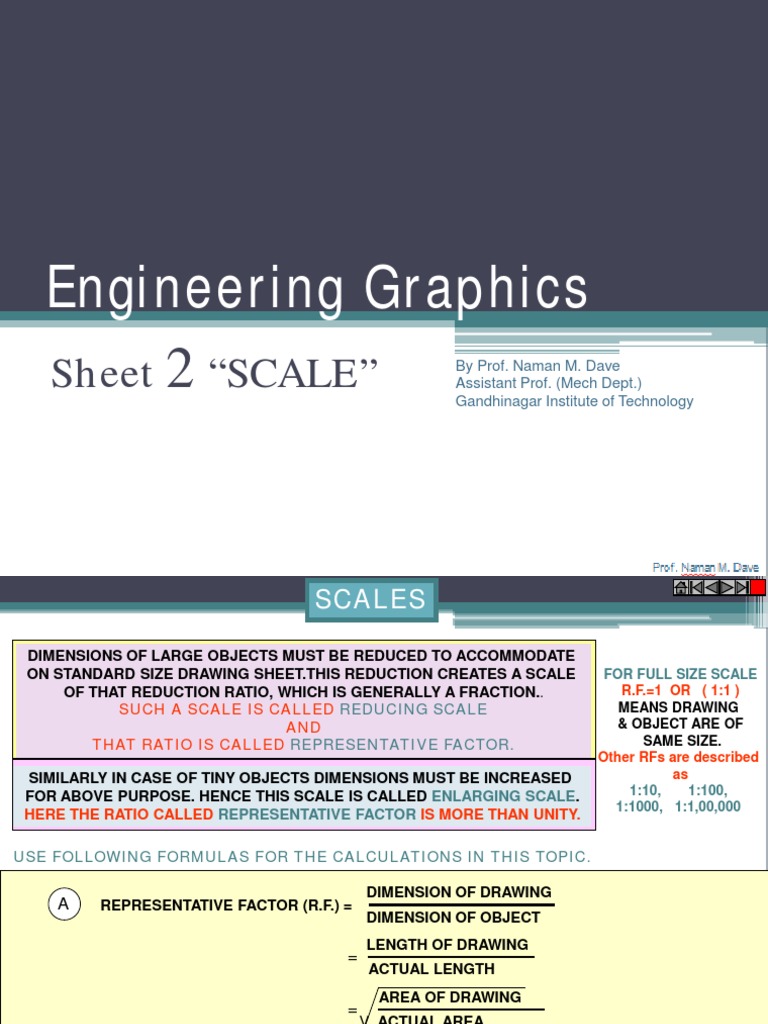 Scales: Engineering Graphics | Download Free PDF | Metre | Foot (Unit)