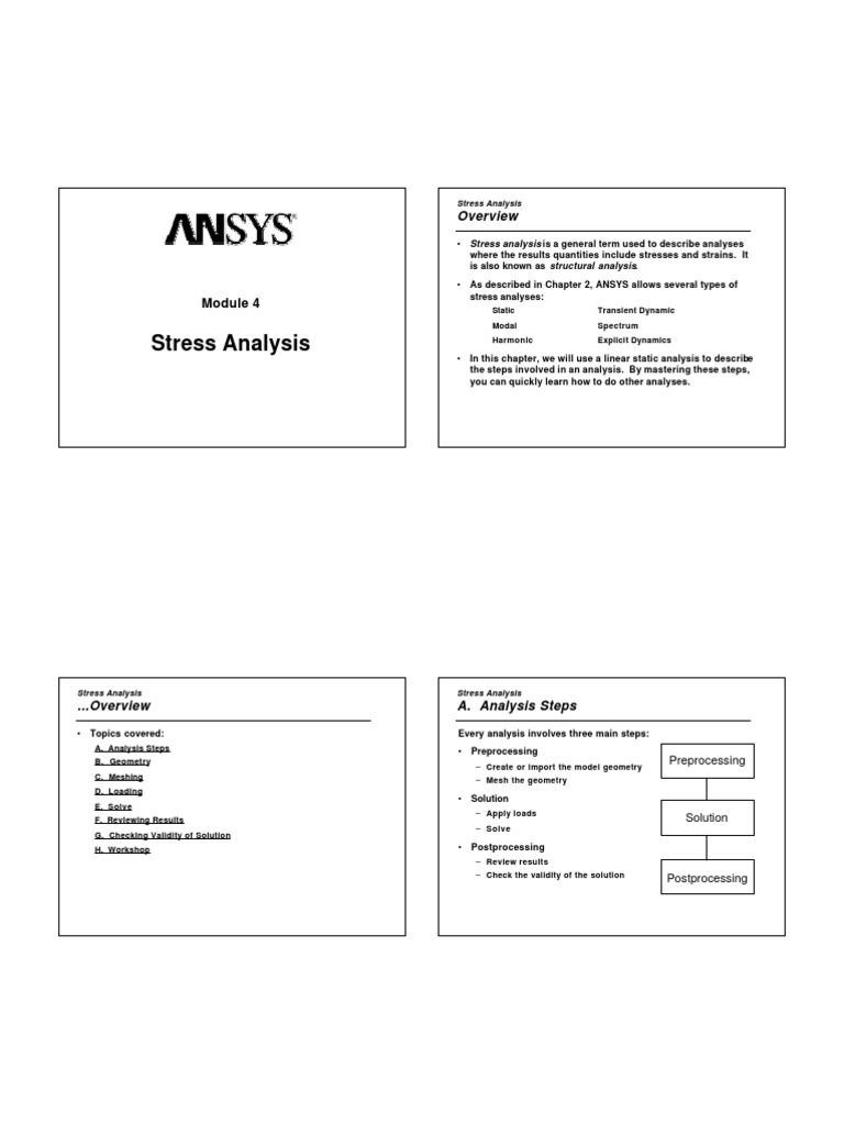Ansys | PDF | Heat Transfer | Stress–Strain Analysis