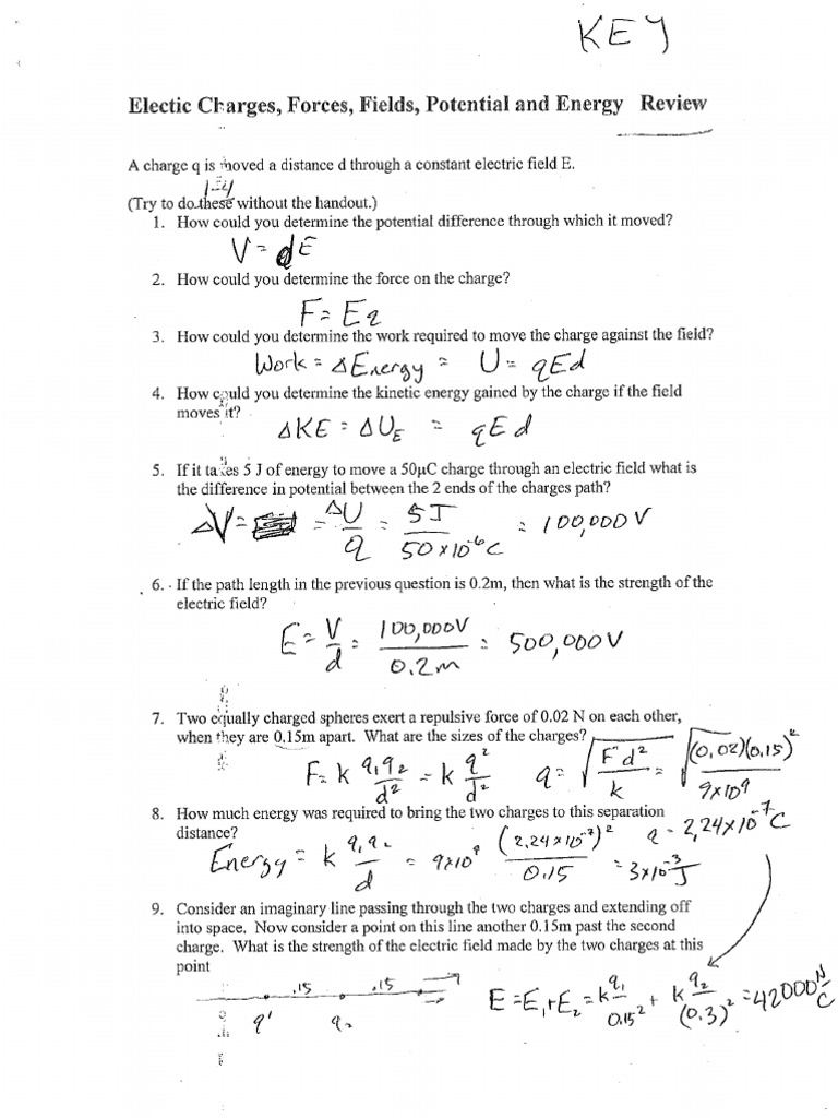 Static Review Key | PDF