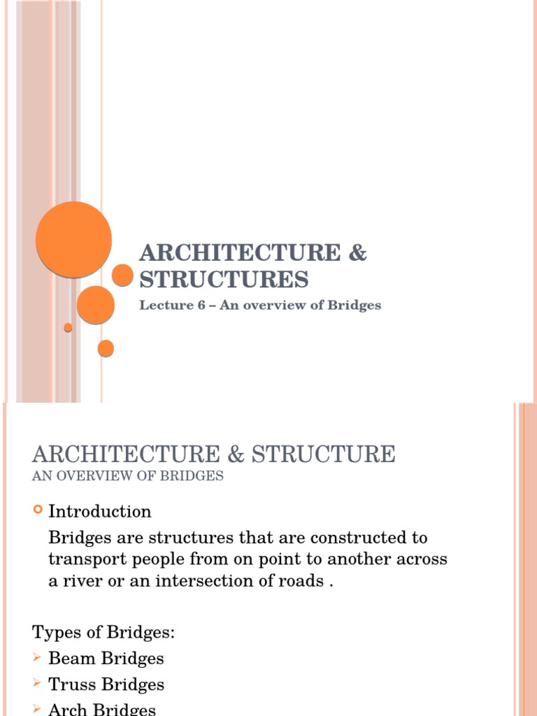 Architecture & Structures | PDF | Bridge | Transport Buildings And ...