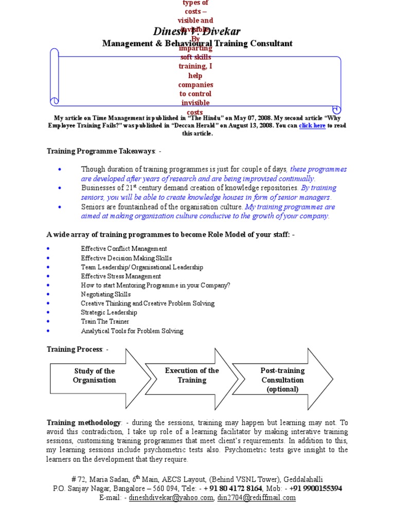 Management Training Program Overview | PDF | Leadership | Decision Making