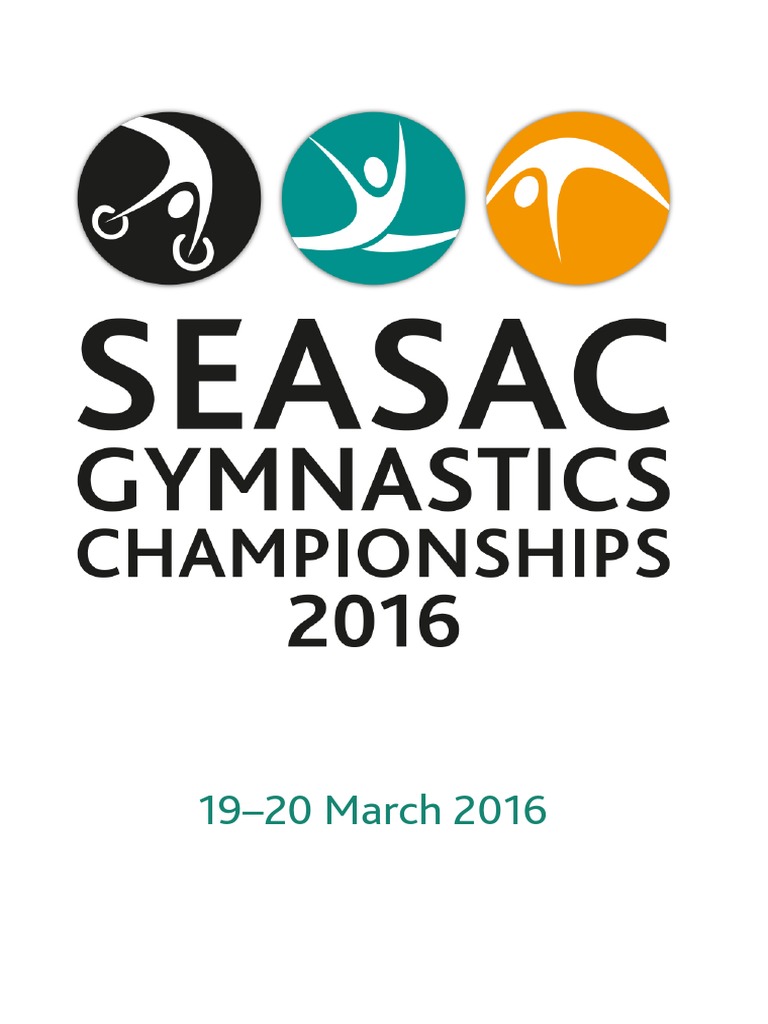 SEASAC Gymnastics Championships Schedule 2016 - 19 To 20 March 2016 ...